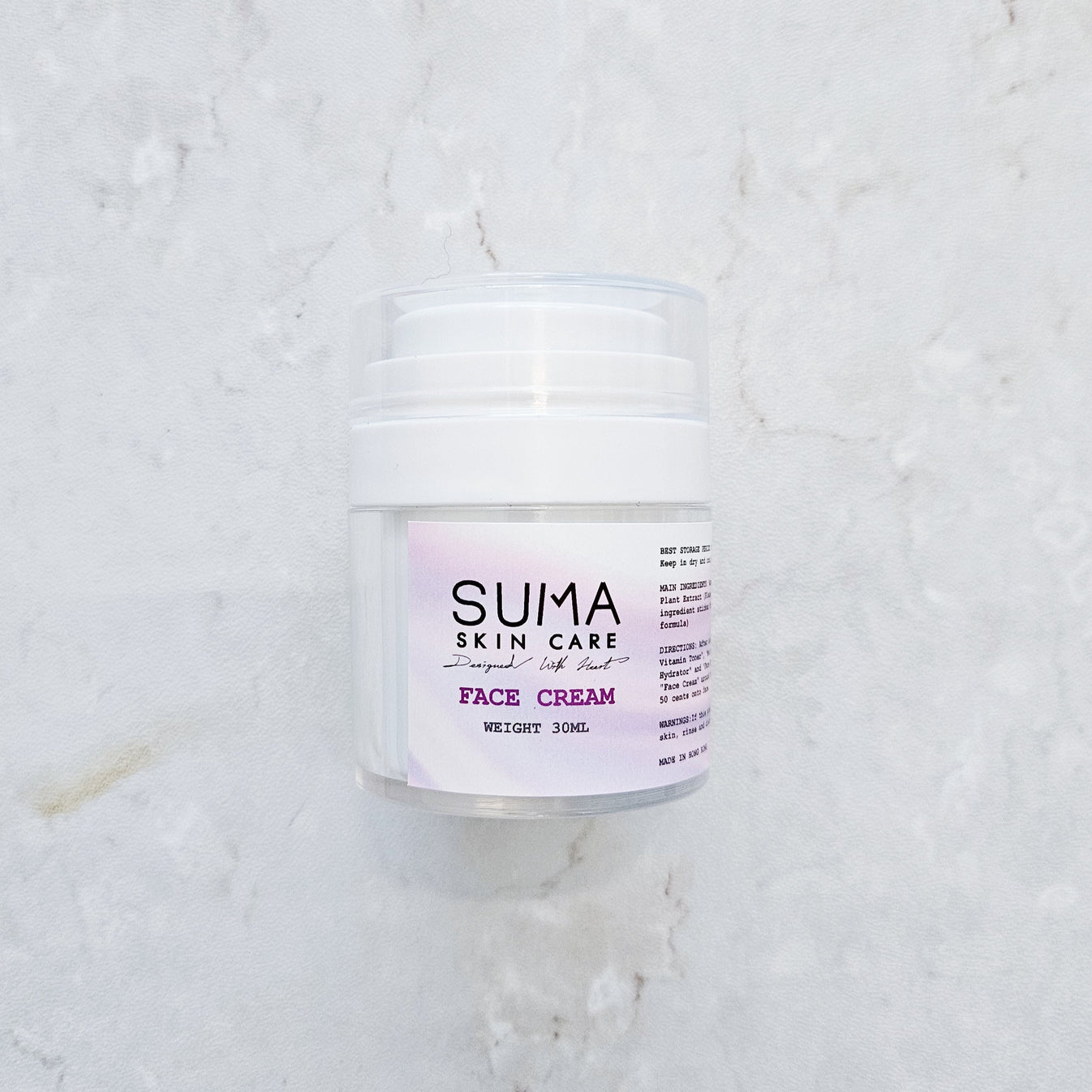 Face Cream - Normal/Combination Skin Formula 30ml – Suma Skin Care